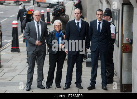 Family members of of PC Keith Blakelock murdered in 1985 during the ...