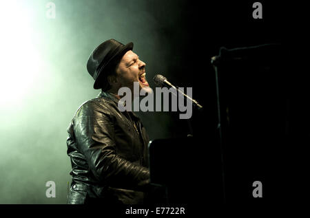 American singer/songwriter Gavin DeGraw performing live on stage at the ...