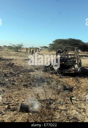 Mogadishu. 8th Sep, 2014. Photo taken on Sept. 8, 2014 shows the site ...