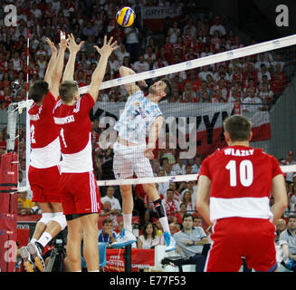 Hala Stulecia, Wroclaw, Poland. 7th September, 2014. Pool A game Poland ...