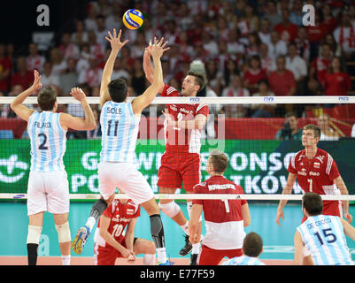 Hala Stulecia, Wroclaw, Poland. 7th September, 2014. Pool A game Poland ...