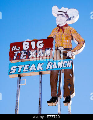 Amarillo Texas famous Big Texas Steak Ranch restaurant home of the Free ...