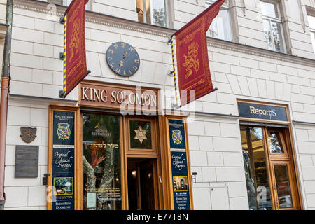 King Solomon Kosher Restaurant in Prague Stock Photo - Alamy