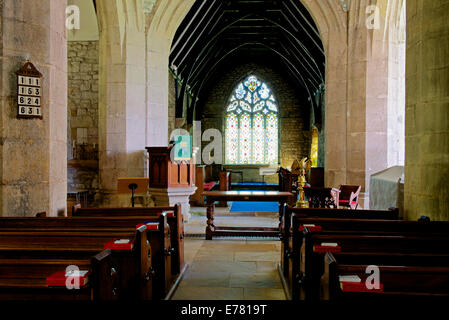 All Saints Church in Saxton, Yorkshire, dates back to the 11th century ...
