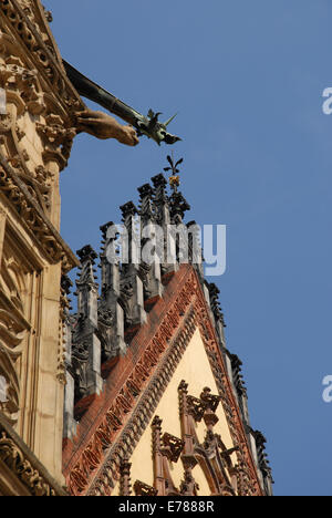 Architectural details in the old town of Geneva, Switzerland Stock ...