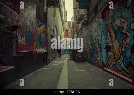 Alley Melbourne Australia Stock Photo - Alamy