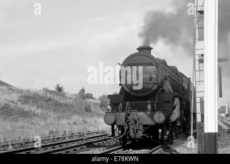 original steam train operating on british railways during the 1960s ...