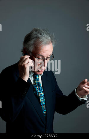 Andrew Barrow at the Oldie Literary Lunch 9-9-14 Stock Photo - Alamy