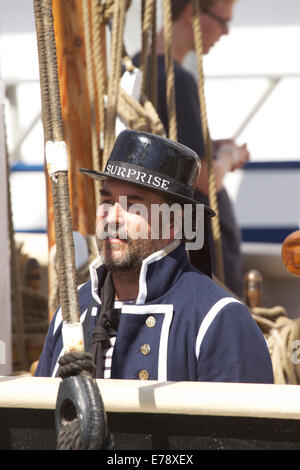 Entertainers in British sailors costume at the 30th Annual Toshiba Tall ...