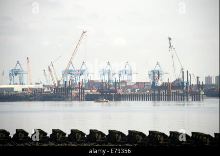 New Liverpool Seaforth Container Terminal Under construction Stock ...