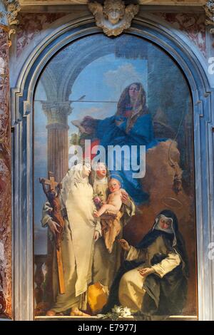 St Catherine of Siena. Giambattista Tiepolo’ sons reproduced many of ...