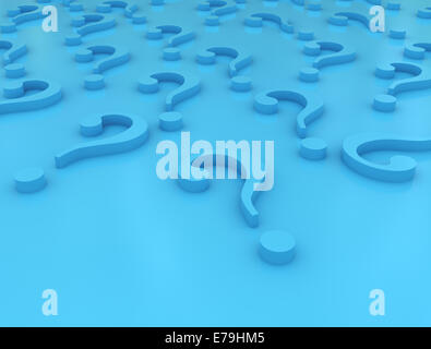 blue question marks Stock Photo - Alamy