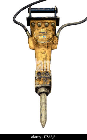 pneumatic, drill, rock, drilling, road, works, construction, building ...