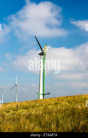 Wind turbines, Coleraine, County Derry, Northern Ireland Stock Photo ...