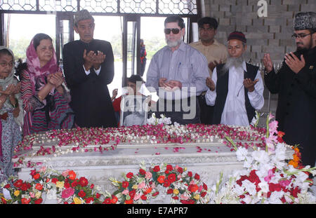 Karachi, Pakistan. 11th Sep, 2014. Members of Jinnah family are coming ...