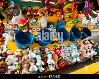 Prizes for midway games at county fair Stock Photo - Alamy