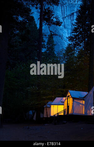 Camp Curry, Yosemite National Park, USA Stock Photo - Alamy