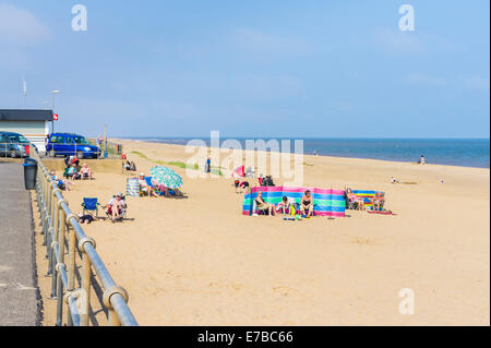 Ingoldmells Seafront and Beach East Lindsay Lincolnshire England UK GB ...