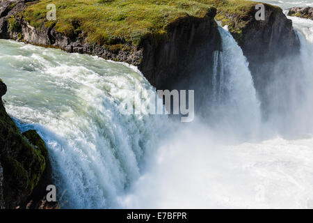 Godafoss waterfall, Fossholl, North Iceland, Iceland, Europe Stock ...