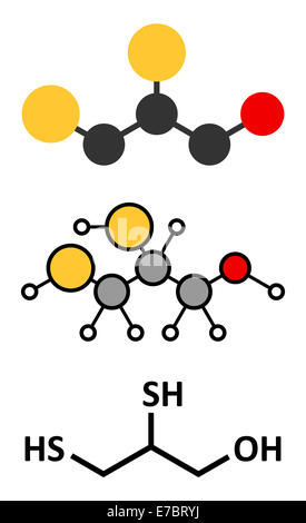Dimercaprol (BAL, British Anti-Lewisite) metal poisoning antidote ...