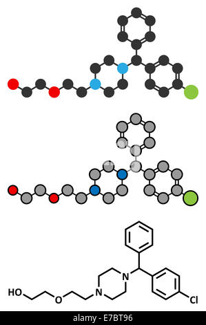 Hydroxyzine antihistamine drug. Used include treatment of itching ...