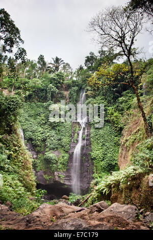 Cascade of beautiful mountains in the distance. Panoramic view of ...