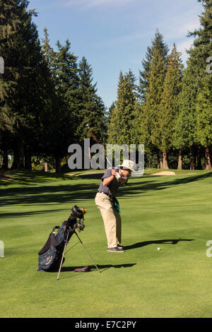Sahalee golf course and Country Club, Sammamish, Washington State, USA ...