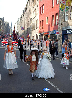 Edinburgh, Scotland, 13th Sept. 2014. Grand Orange Lodge of Scotland ...