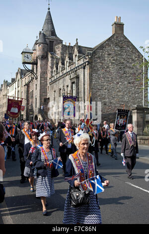 Edinburgh, Scotland, 13th Sept. 2014. Grand Orange Lodge of Scotland ...