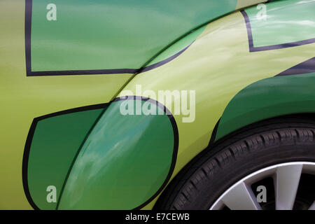 Volkswagen Turtle Beetle "Hello Stock Photo - Alamy