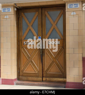 Stage Door of a theatre Entrance for actors and actresses Stock Photo ...