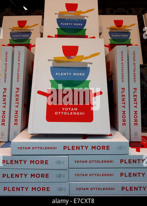 "Plenty More" recipe book by Yotam Ottolenghi in bookshop display ...