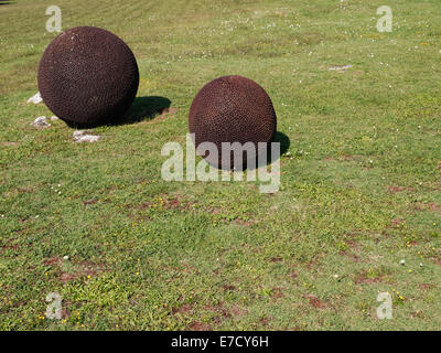 Dusan Dzamonja sculptures in Sculpture park Vrsar, Vrsar, Croatia ...