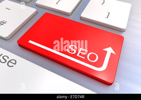 Illustration of a seo concept Stock Photo - Alamy