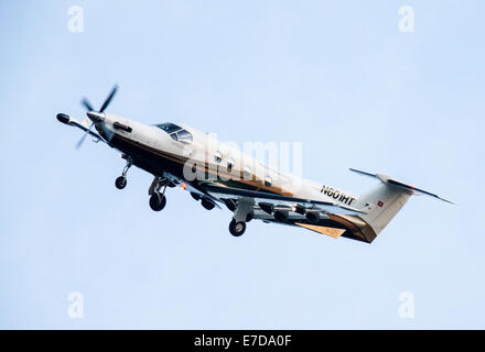The Pilatus PC-12 is a Swiss-made single-engine turboprop aircraft ...