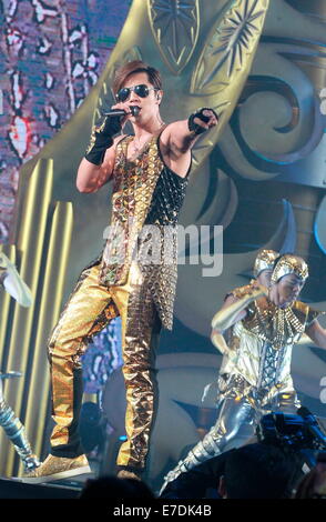 Alan Luo on the site of his concert at Hong Kong Coliseum in Hongkong ...