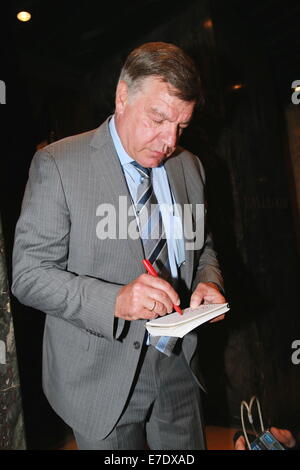 West Ham boss Sam Allardyce arriving at Grosvenor House Featuring ...