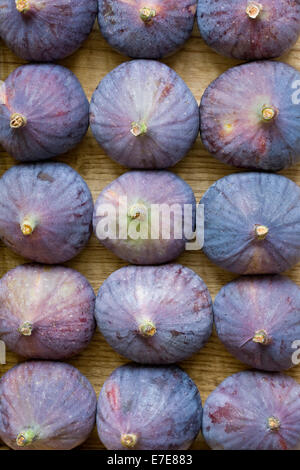 Ficus carica. Black Bursa fig cross section on a white backround Stock ...