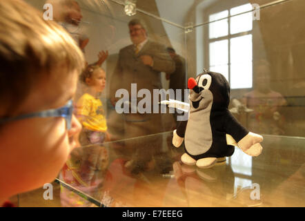 The little mole, a popular character from childrens TV show displayed ...