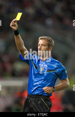 Davide Massa, referee during the Italian championship Serie B, Playoff ...