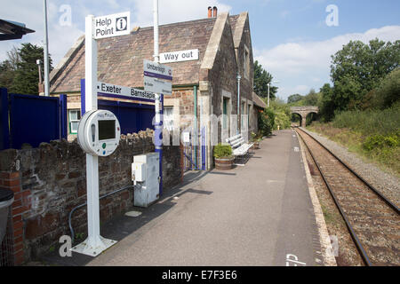 Umberleigh Railway Station Devon England Stock Photo - Alamy