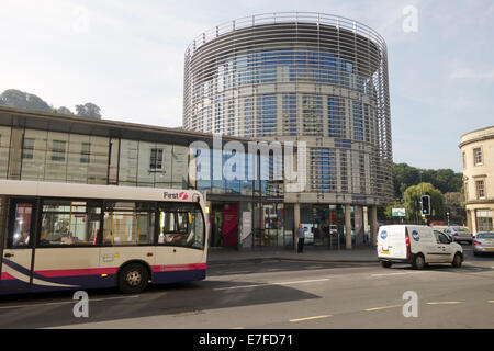 Bath, UK bus station Stock Photo - Alamy