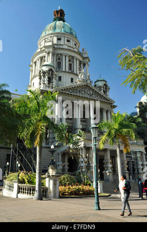 Facade of city hall, Durban City Hall, Durban, Kwazulu-Natal, South ...