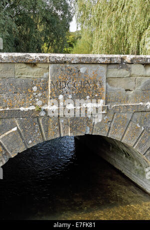Queensbury bridge crossing River Avon chalk river at Amesbury ...
