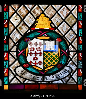 Stained Glass window Howden Minster Stock Photo - Alamy