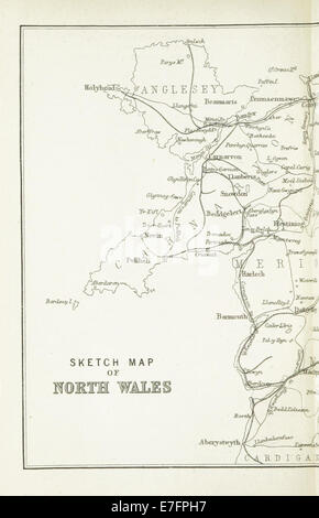 Sketch map of North Wales from EW (1884), published by A. C. Black ...