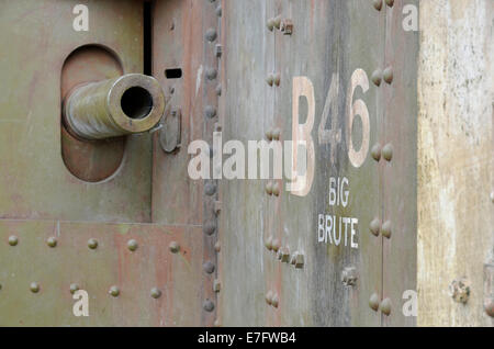 Replica British Mk IV tank of WW1 built for the Speilberg film ...