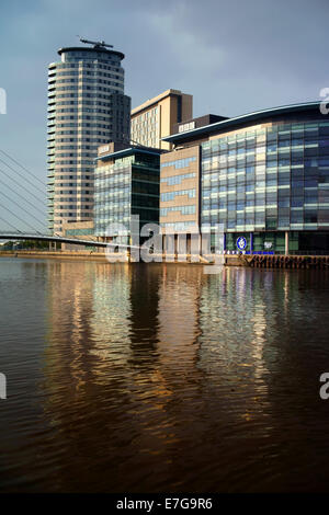 bbc quay house and bridge house buildings at mediacityuk salford ...
