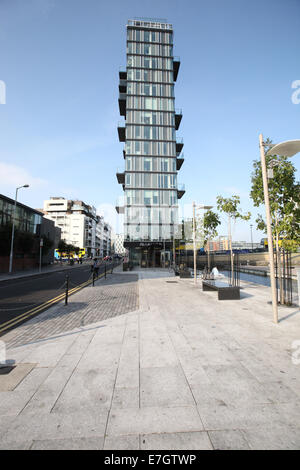 Modern apartment tower block design, West Midland, UK Stock Photo - Alamy