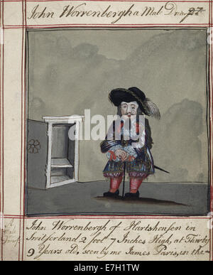 Drawing from the 'Drawings of Human Prodigies' (early 18th century ...